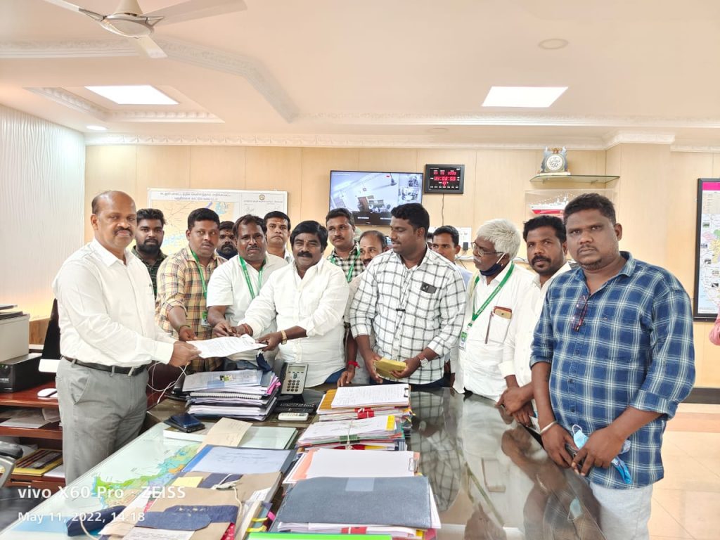 Tamilnadu Union Journalists (TUJ) With Cudaloore Collector on 5th May ...
